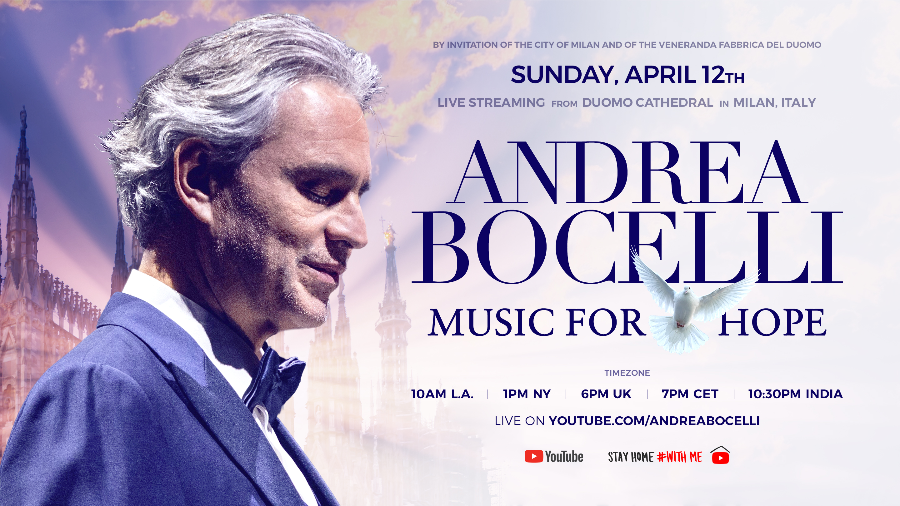 Andrea Bocelli ‘MUSIC FOR HOPE’ Live from Milan - Universal Music Ireland